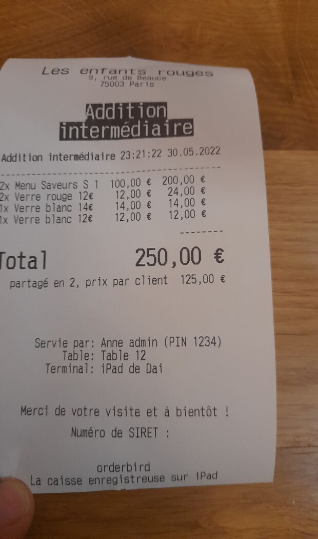 Restaurant Les Enfants Rouges à Paris - Fooding